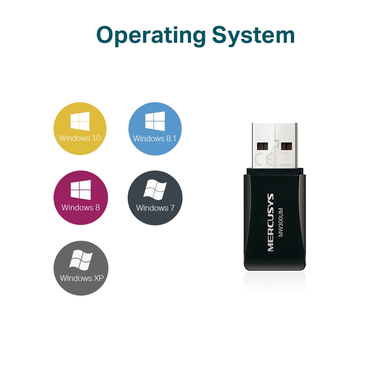 Mercusys MW300UM N300 Wireless Mini USB Adapter | Techstar Computers Mercusys MW300UM N300 Wireless Mini USB Adapter | Techstar Computers